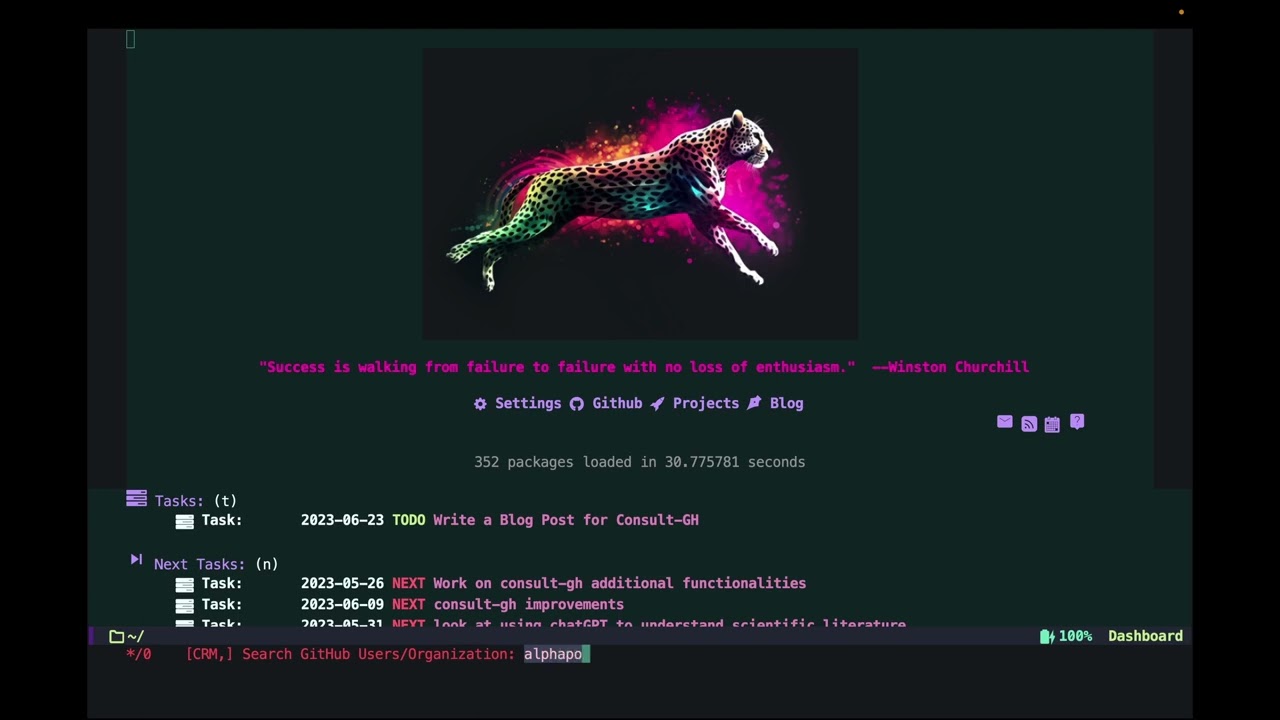 Consult-GH Intro: Interact with GitHub inside Emacs