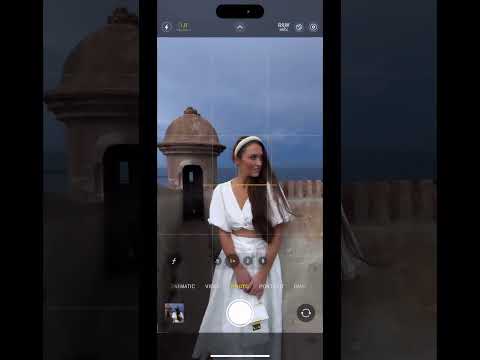 How to convert your picture into portrait after taking itπΈ My favorite feature from #iphone15promax
