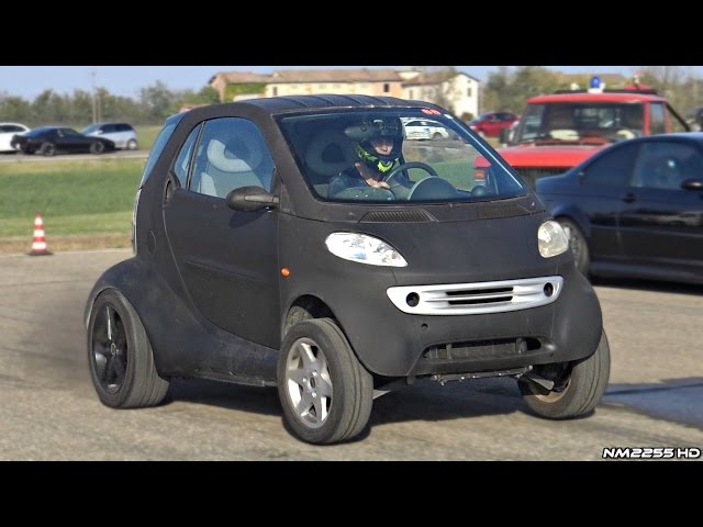 Smart ForTwo dragster video
