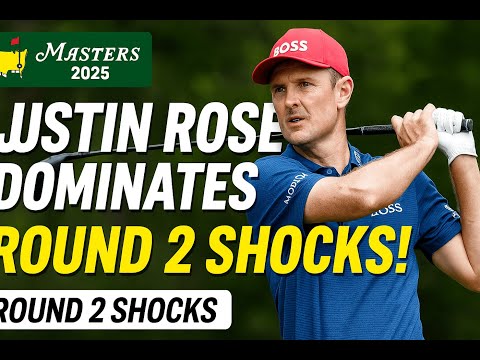 Masters 2025 Round 2: Justin Rose Leads | DeChambeau, Scheffler in Hot Pursuit!