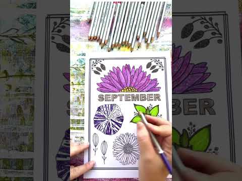 Free September Printable Coloring Page #shorts