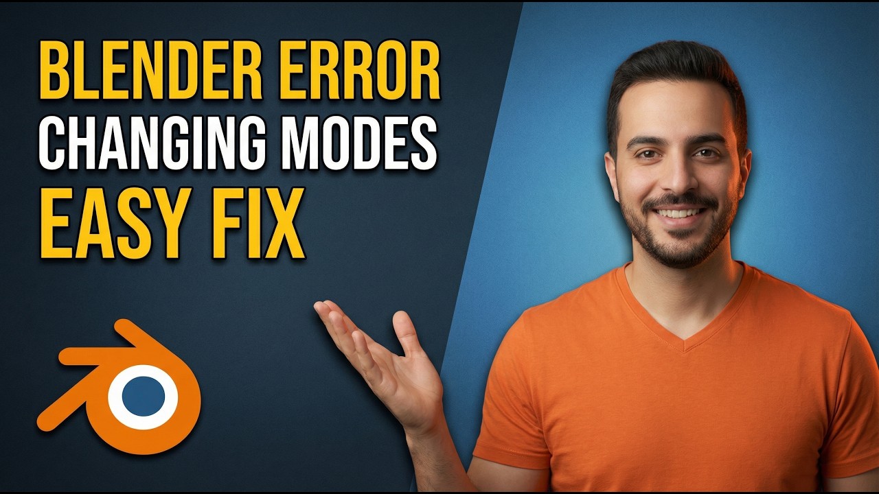 Blender Error Changing Modes (Easy Fix Guide)