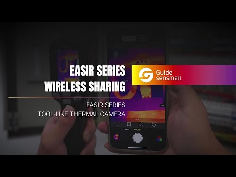 Guide sensmart EasIR Series tool-like thermal camera: Wireless sharing