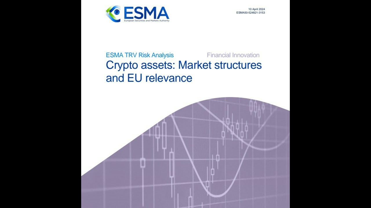 ESMA #crypto assets, Monetary Market Financial Structure, 2024 PDF #monetarypolicy