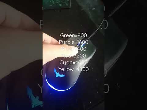 How to Easily change your mouse dpi