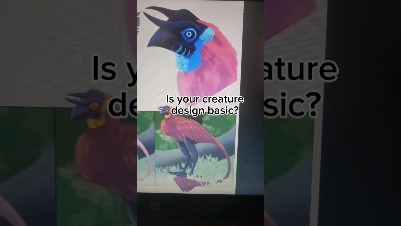 Is your creature design basic? 🤔 #creaturedesign #animals #art