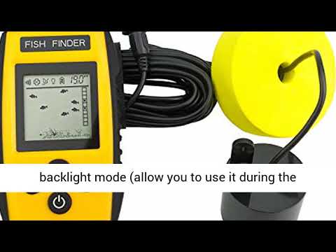 Venterior Handheld Fish Finder, Portable Fishfinder Fish Depth Finder with Sonar Sensor Transducer