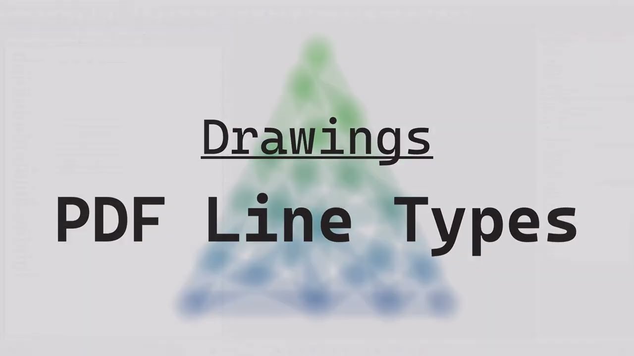 Better PDF Line Types in TPC 2026
