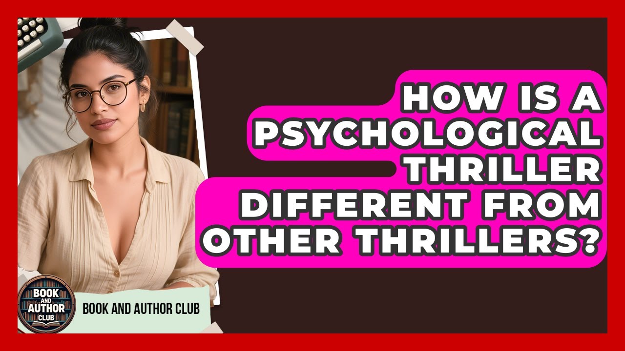 How Is A Psychological Thriller Different From Other Thrillers? - Book and Author Club