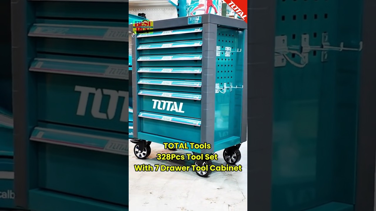 TOTAL Tools 328 Pcs tools chest set