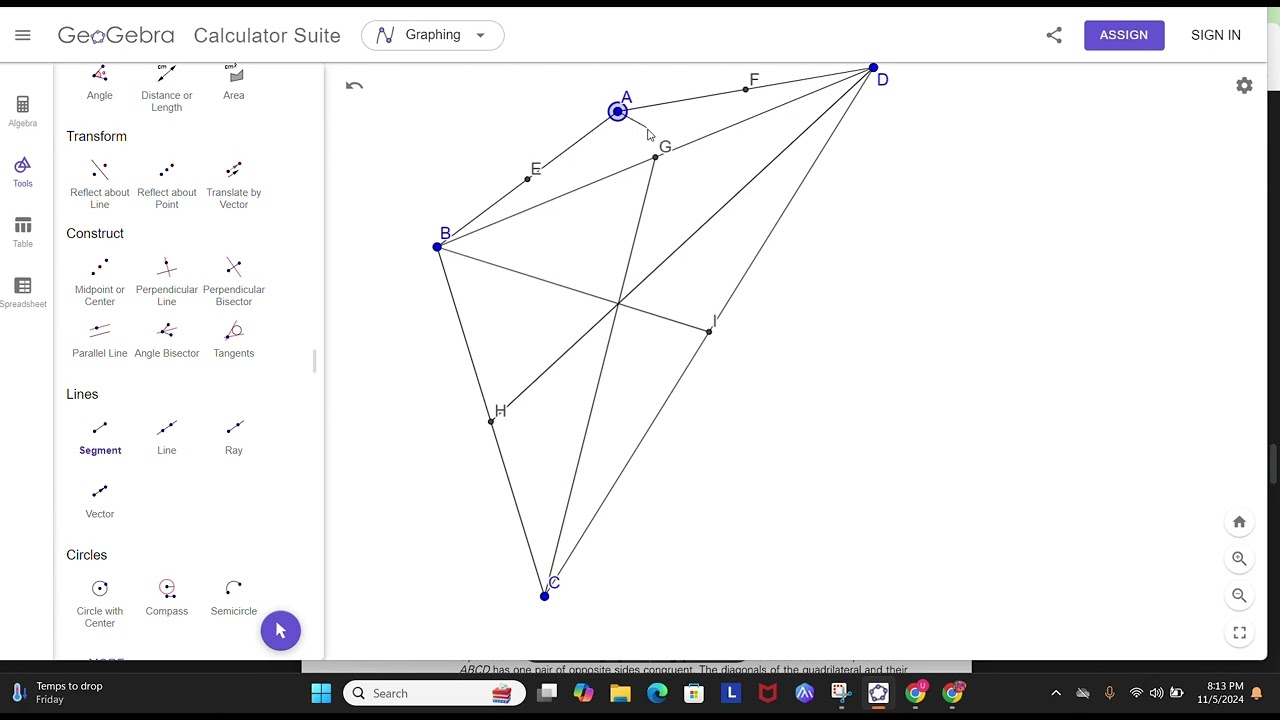 CHAPTER 3 QUESTIONS IN GEOGEBRA