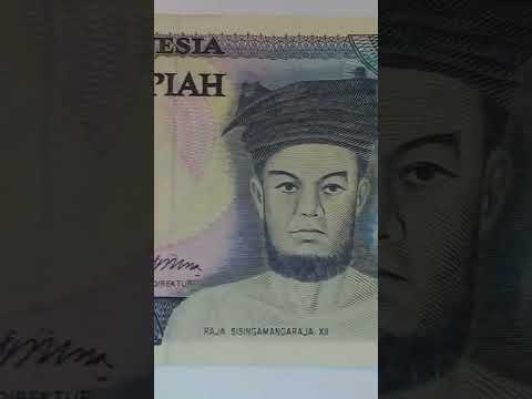 World Currency Indonesia 1000 Rupiah 1987. Obverse Side.