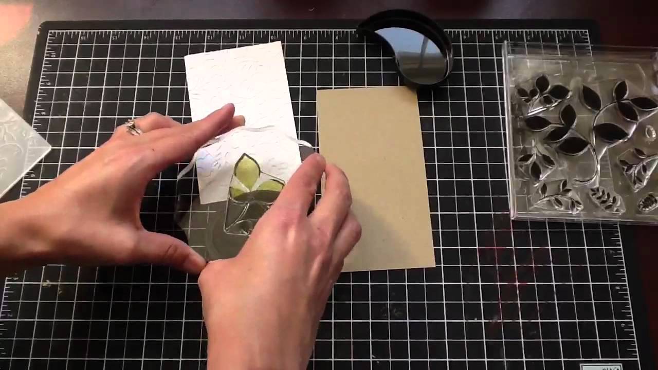 Stamping on Texture Stamping Off Technique