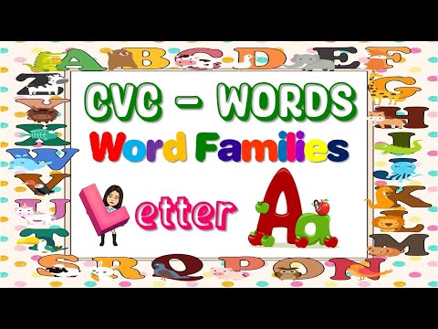 CVC-A Words (Part 1) | CVC Words Letter Aa | Word Families Letter Aa | Teacher Beth Class TV