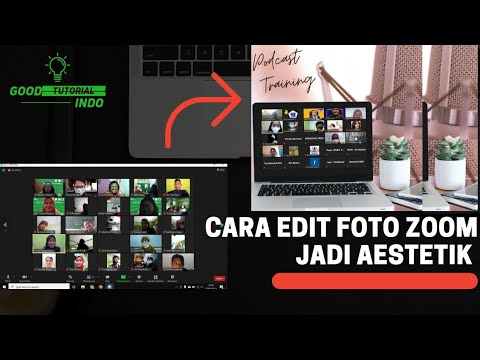 Cara Edit Foto Screenshot ZOOM di CANVA - #GTI1