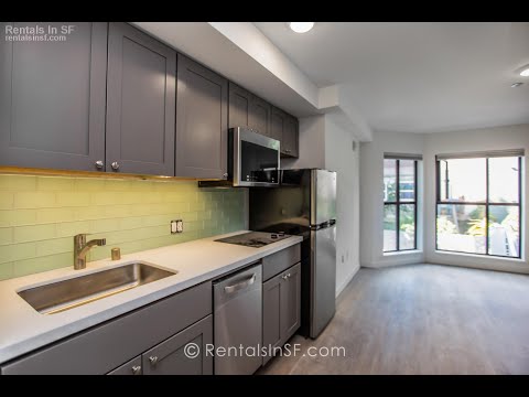 Modern Studio w/ in unit laundry and shared roof top deck ~ video tour of 1532 Howard St #501