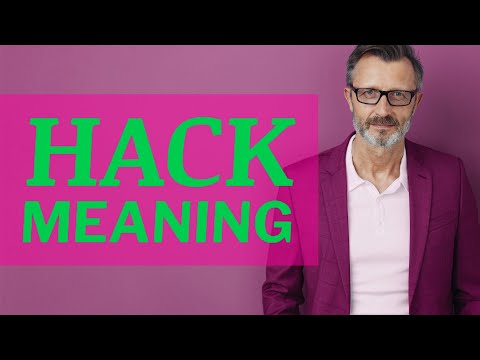 Hack | Meaning of hack