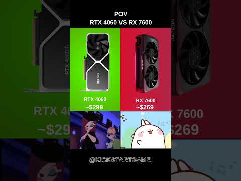 RX 7600 vs RTX 4060: Which One You Choose? #pcgaming