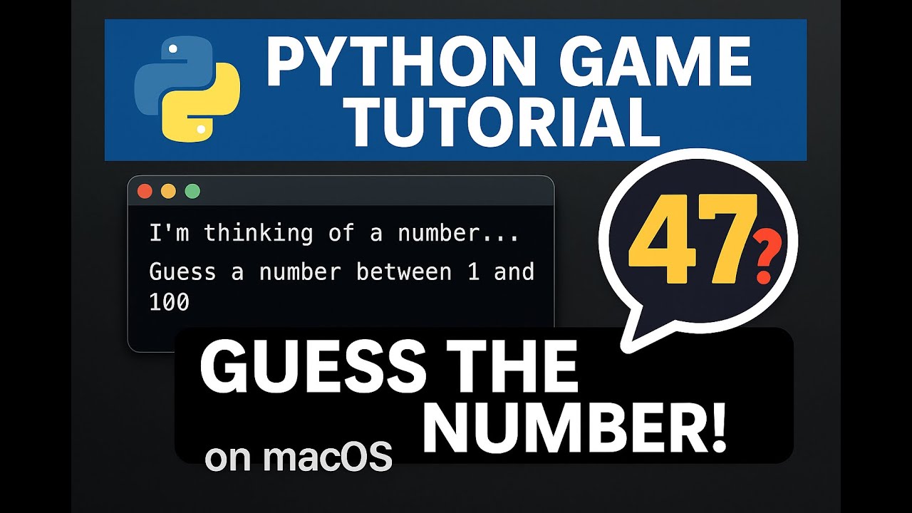 Python Project for Beginners: Build a Number Guessing Game (Step-by-Step Tutorial)