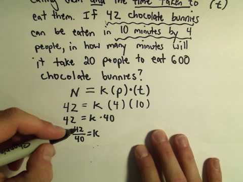 Direct Variation / Direct Proportion - Example 3