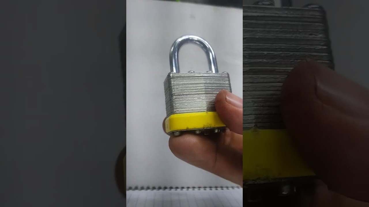 Candado Hermes laminado 40:mm llave 🔑 líneal.