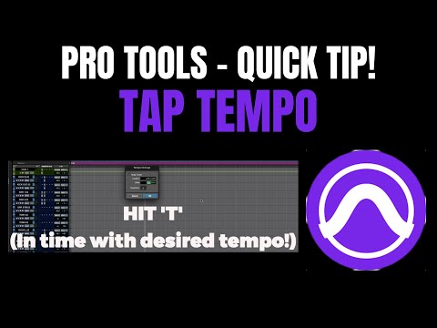 Tap Tempo - PRO TOOLS QUICK TIP