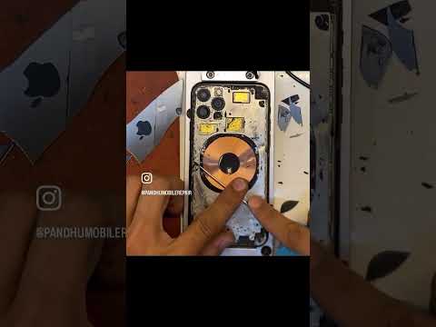 Iphone 11 pro back glass change #smartphone #iphone #repair #tech #phonefix #brokenphone