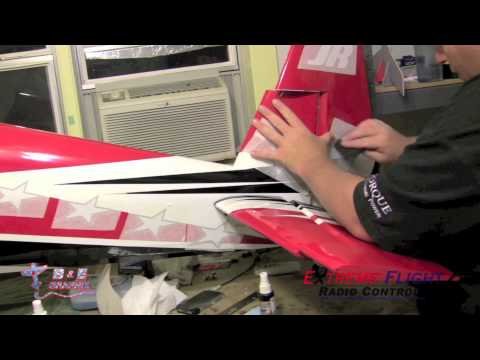 Extreme Flight 104" Extra Assembly Video #5 - Vinyl Graphics