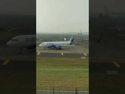 Indigo 6E forever. 6e turning towards active runway 27 #aviation