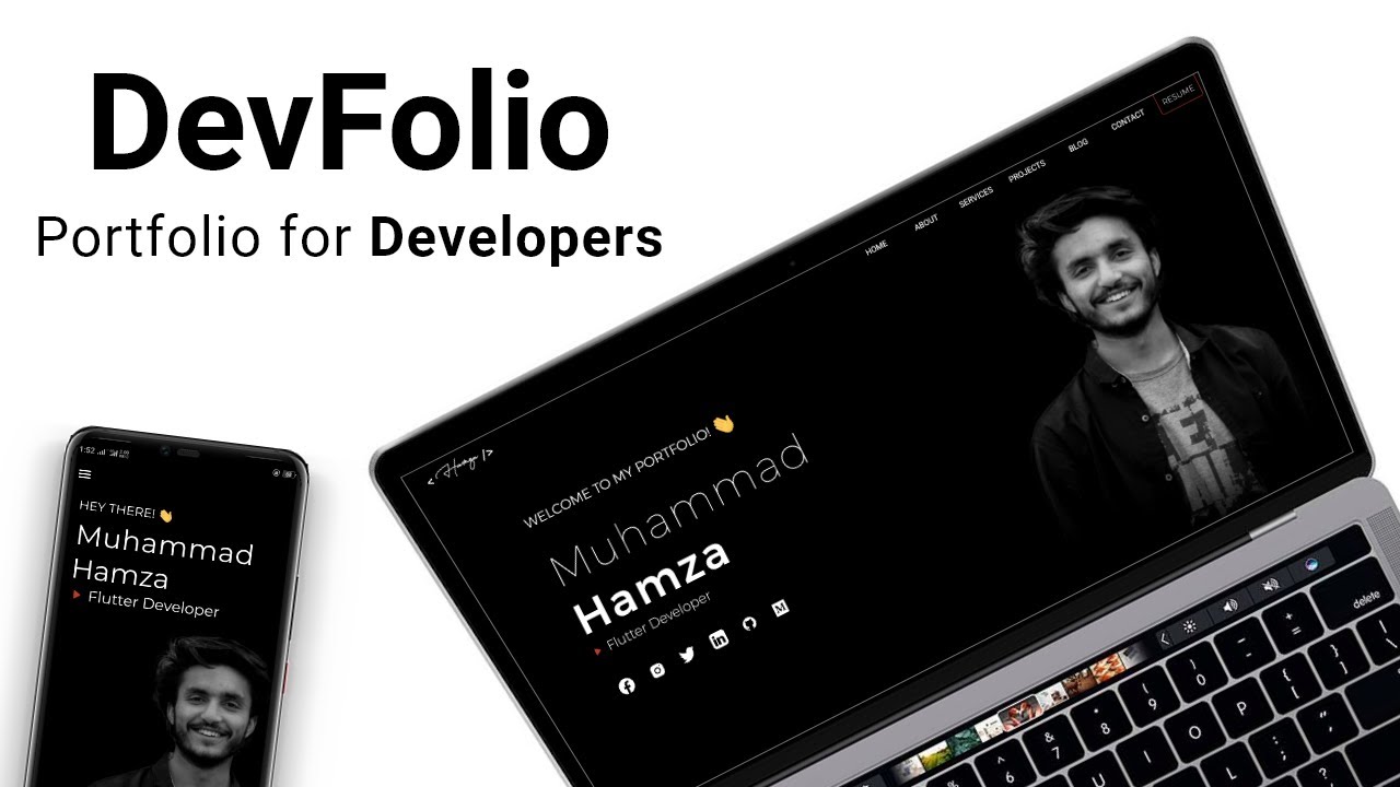 DevFolio - Live Portfolio in Flutter | Promo Video | Happy Fluttering |