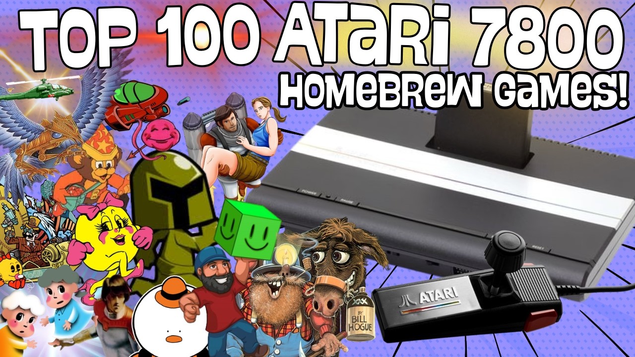 Top 100 Post Retail Atari 7800 Games