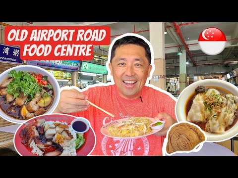 BEST EATS at Old Airport Road Hawker Centre 🇸🇬 Singapore Street Food!