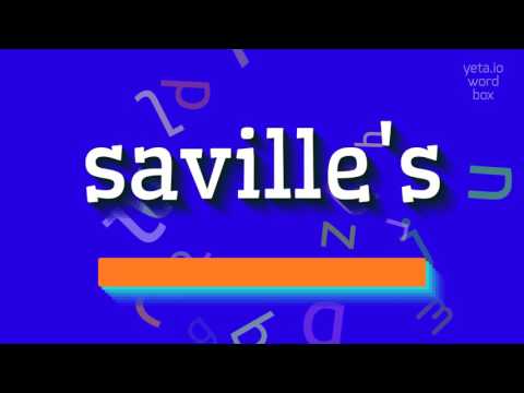 How to say "saville's"! (High Quality Voices)