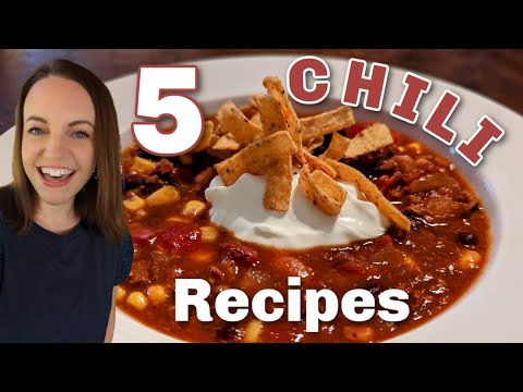 Gimme CHILI!!! 5 of the BEST CHILI recipes for Fall!!