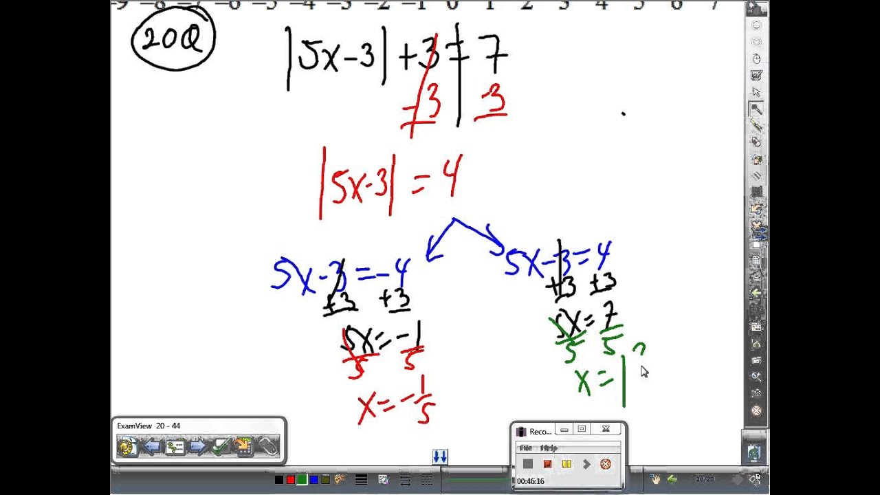 Mr. Q's Algebra Final Study Guide 