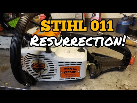 Stihl 011 AV Vintage 41cc Chainsaw Ressurection, will She Run?