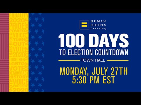 100 days to Election Countdown Town Hall