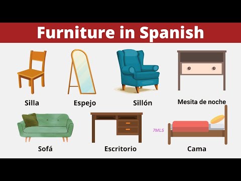 Furniture Vocabulary in Spanish