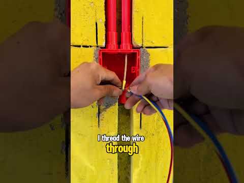 The method I often use to thread electrical wires through a conduit.