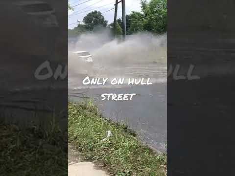 hull st..flooded ... Richmond VA Southside problems