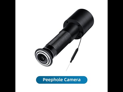 2024 new version v380 pro app door eye hole wifi camera 2 way audio tf card slot
