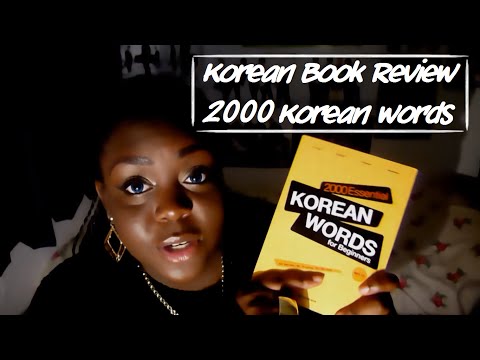 Korean Book review 2: Dara Kwon - 2000 Essential Korean Words For Beginners