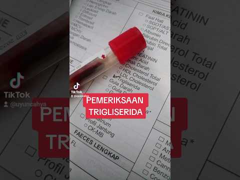 PEMERIKSAAN TRIGLISERIDA (TG) #laboratory #kesehatan #triglycerides #cholesterol #shorts