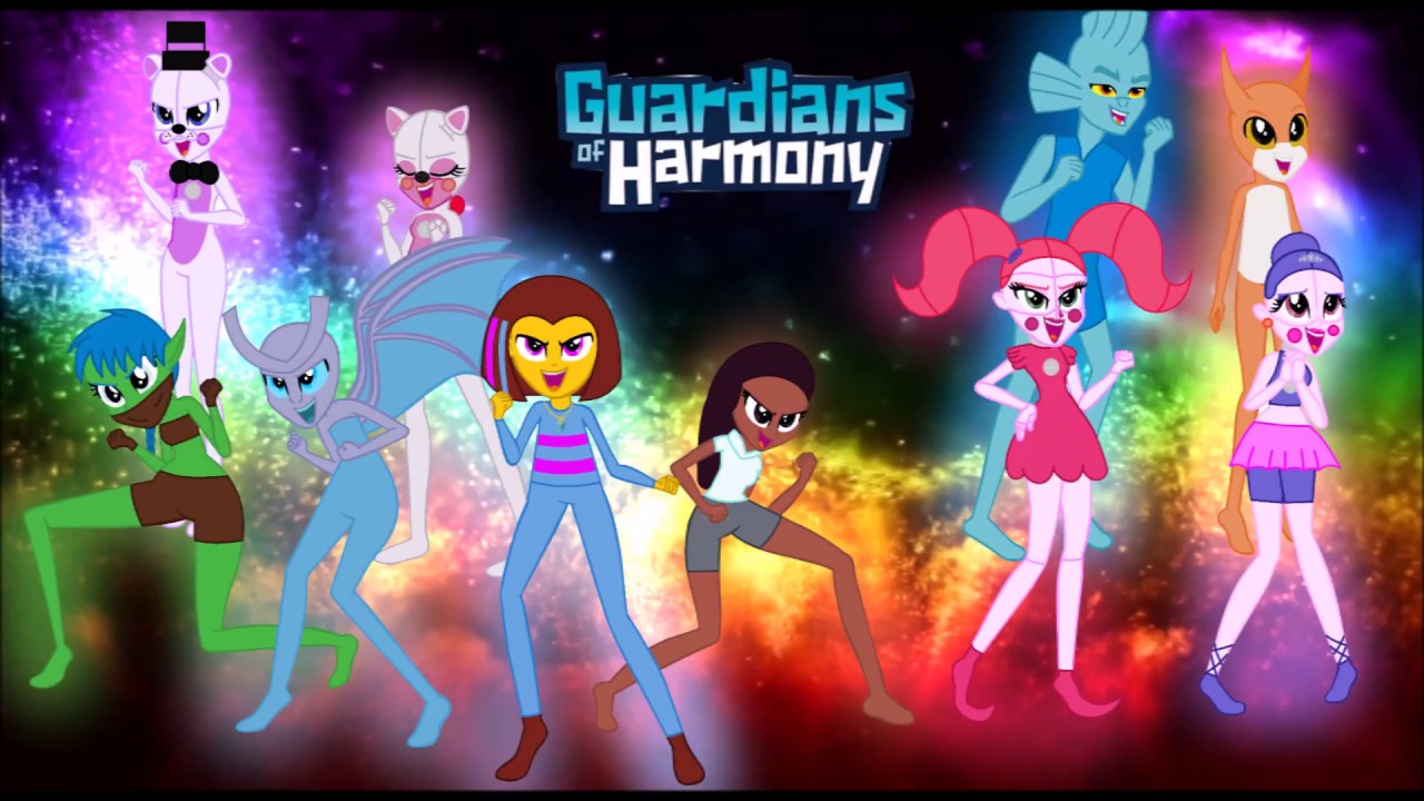 Speedpaint the Guardians of Harmony (MLP AU MLP EG Base)