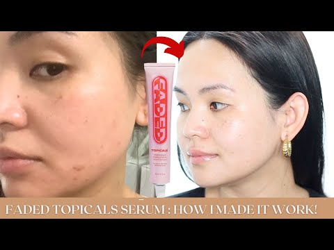 How to lighten dark spots using Faded Topicals Serum - How I made it work in 2023!