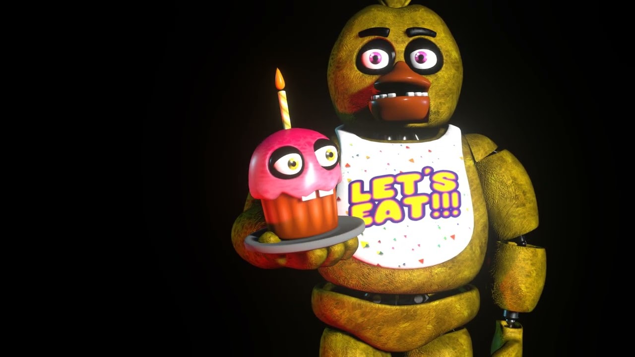 Chica eats cupcake [FNAF/BLENDER]
