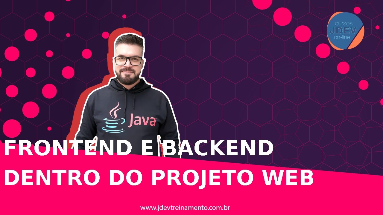 FrontEnd e BackEnd dentro do projeto web Formacao Java Web FullStack e Spring Boot REST API