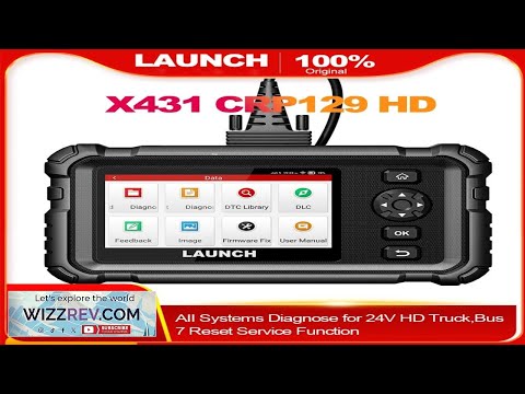 LAUNCH CRP129 HD Diagnostic Tool Professional Truck Diesel Scanner Heavy Duty Truck Review