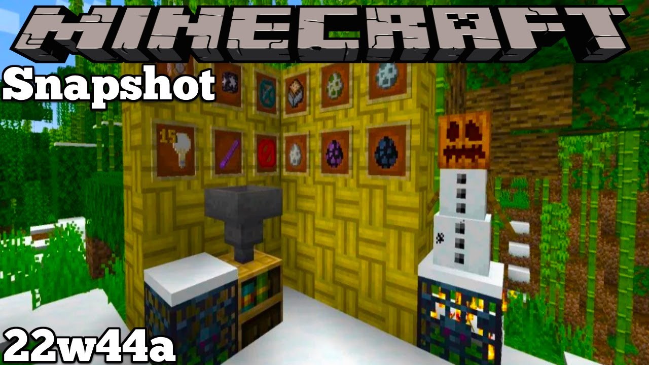 Minecraft Snapshot 22w44a Review and Showcase