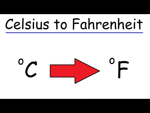 How To Convert Celsius to Fahrenheit - Temperature Conversions